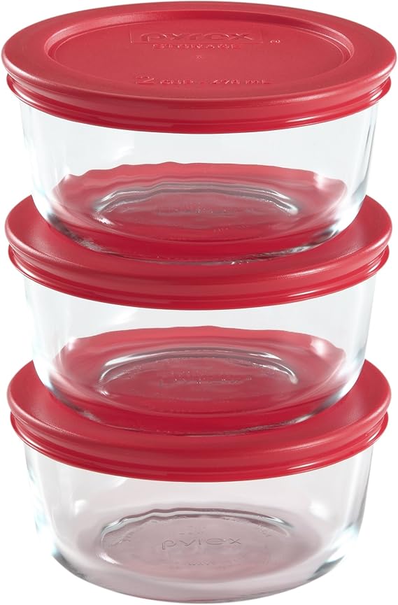 Amazon.com: Pyrex Simply Store 16-Pc Glass Food Storage Container Set ...
