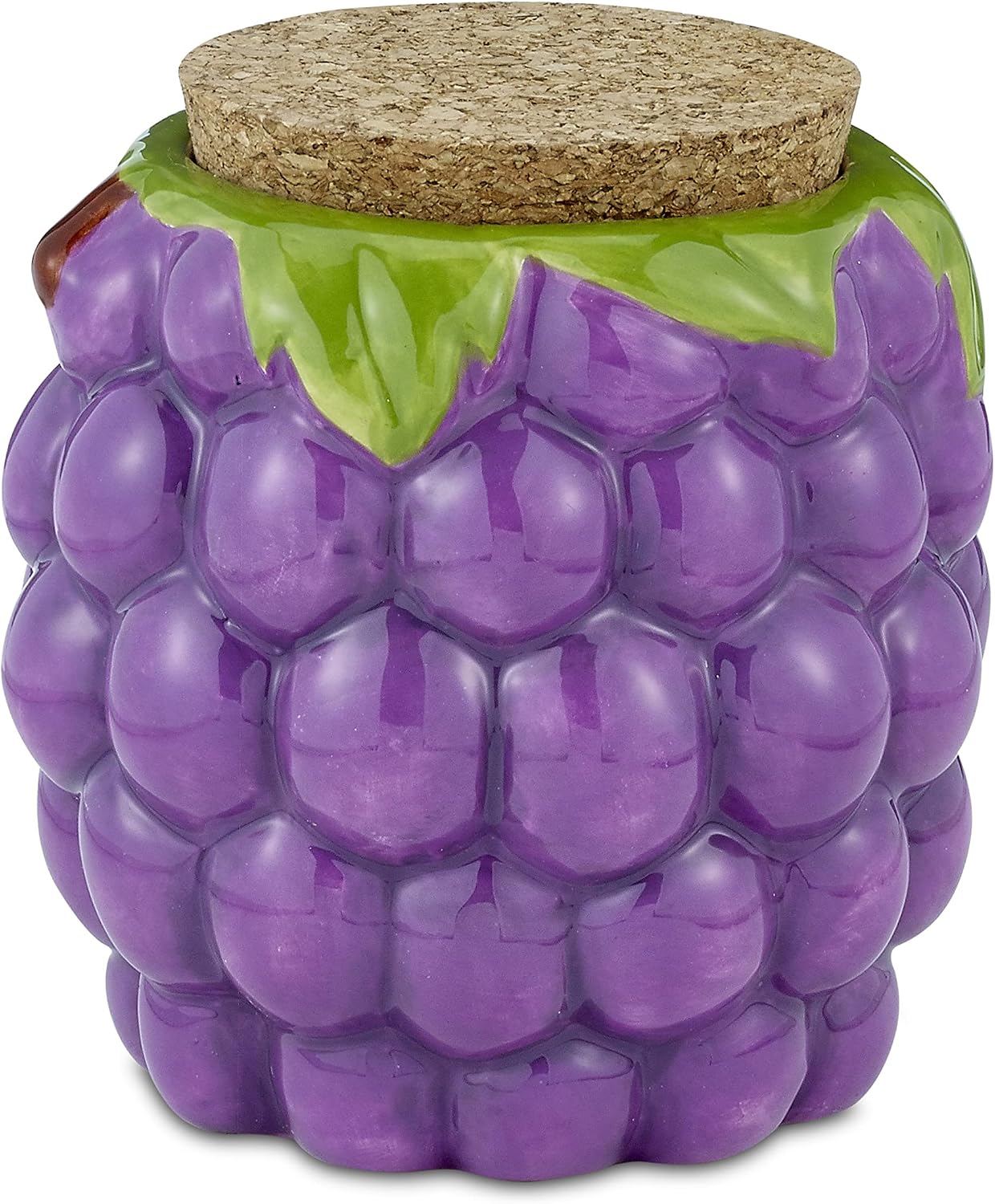 Amazon.com: FASHIONCRAFT Grapes Stash Jar - Multi-Purpose Ceramic Jar ...