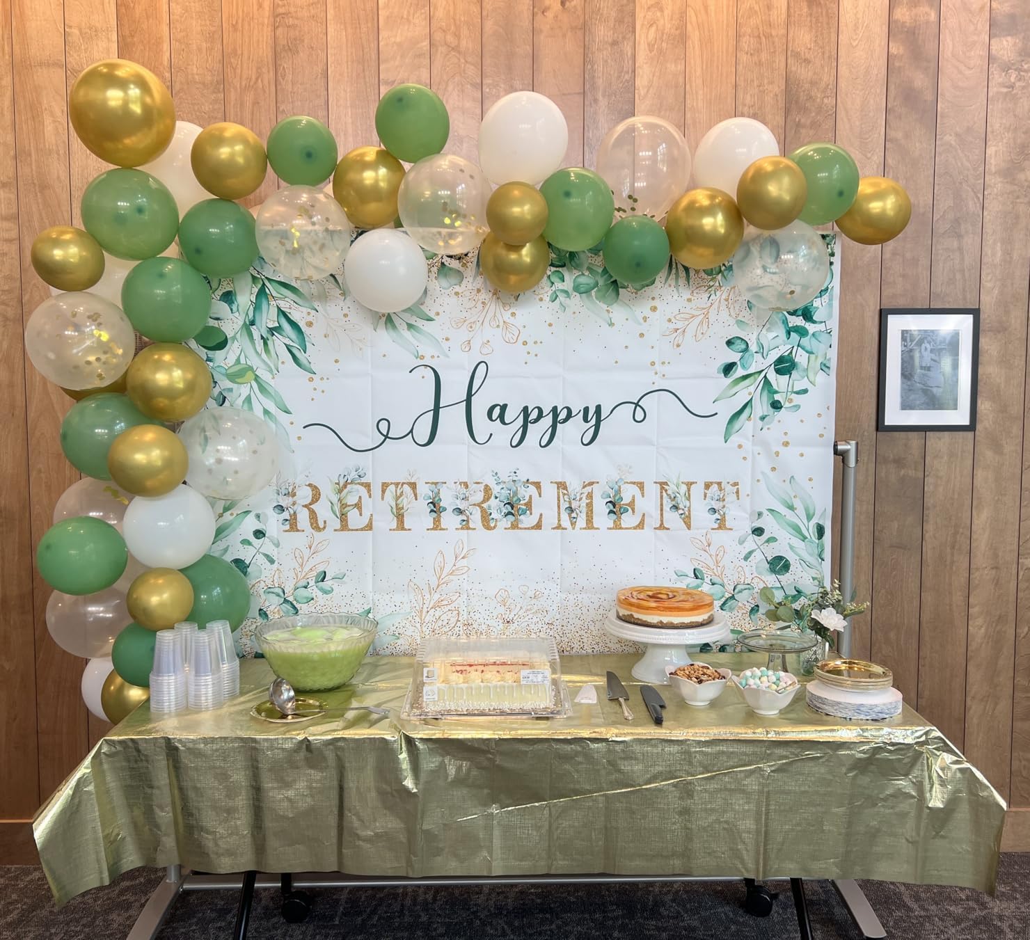Greenery Retirement Party Sage Green Retirement Party Decorations