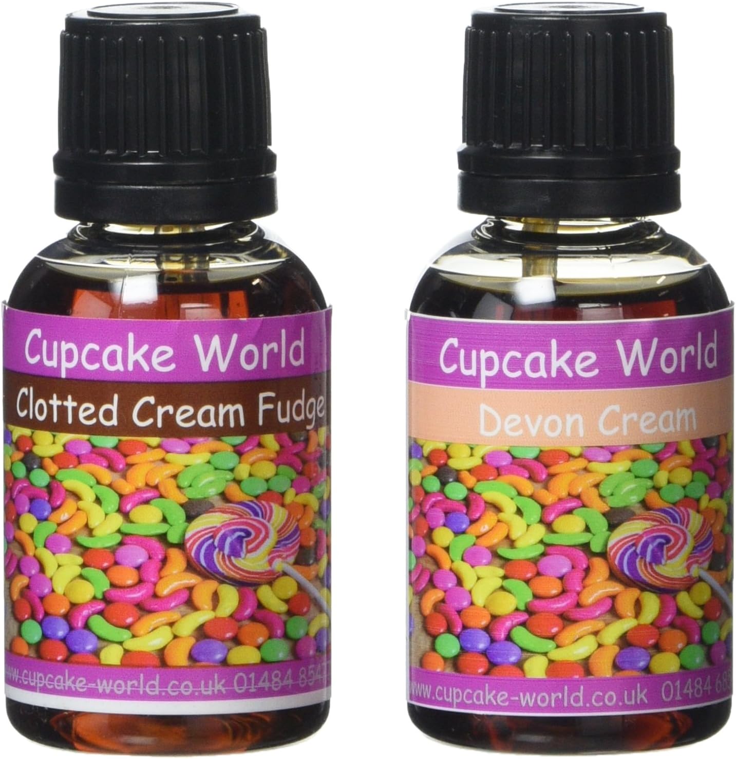 Clotted Cream Fudge and Devon Cream Intense Food Flavours (Two 28.5 ml ...
