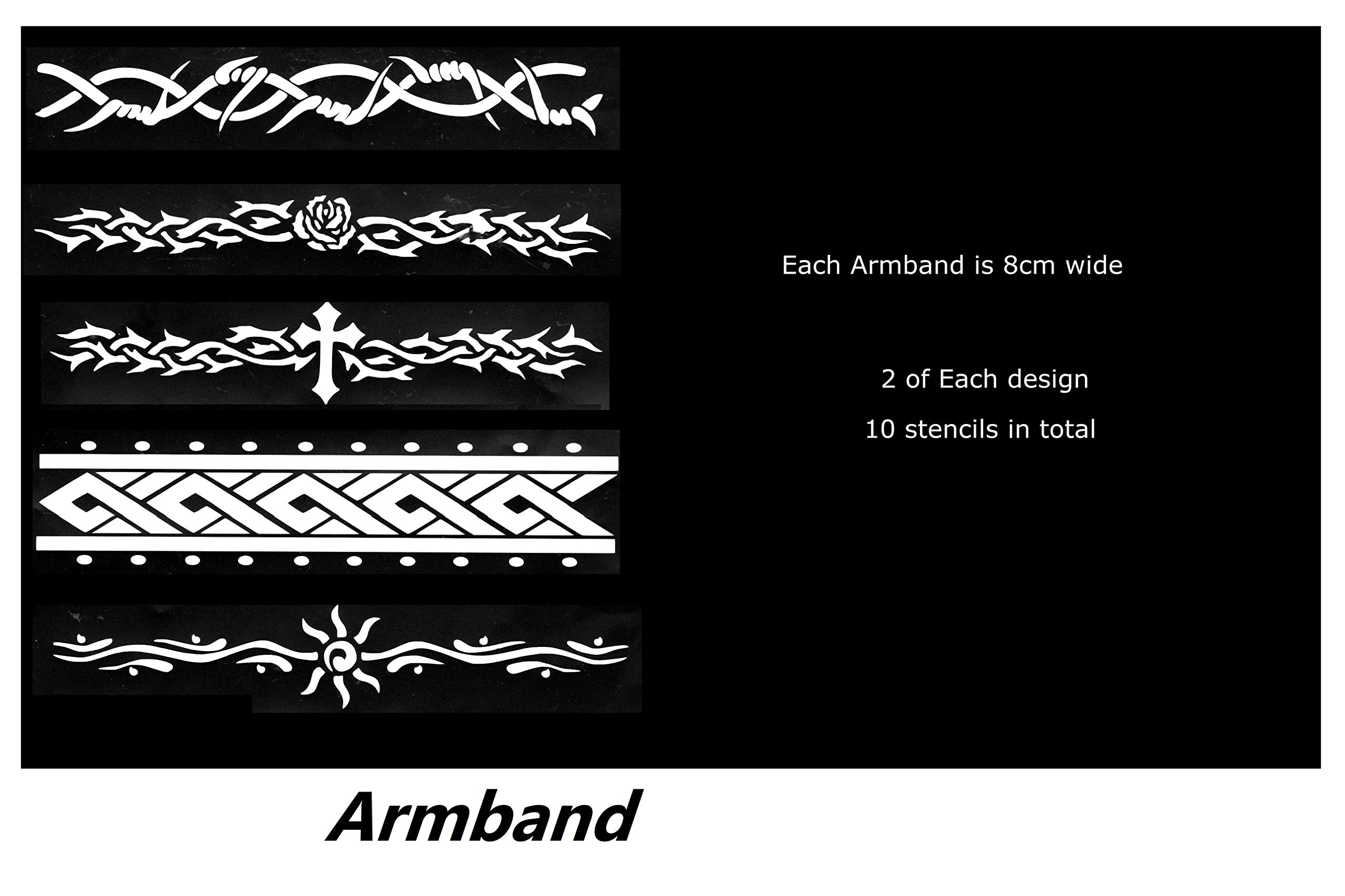 Tribal Band Tattoo Stencils