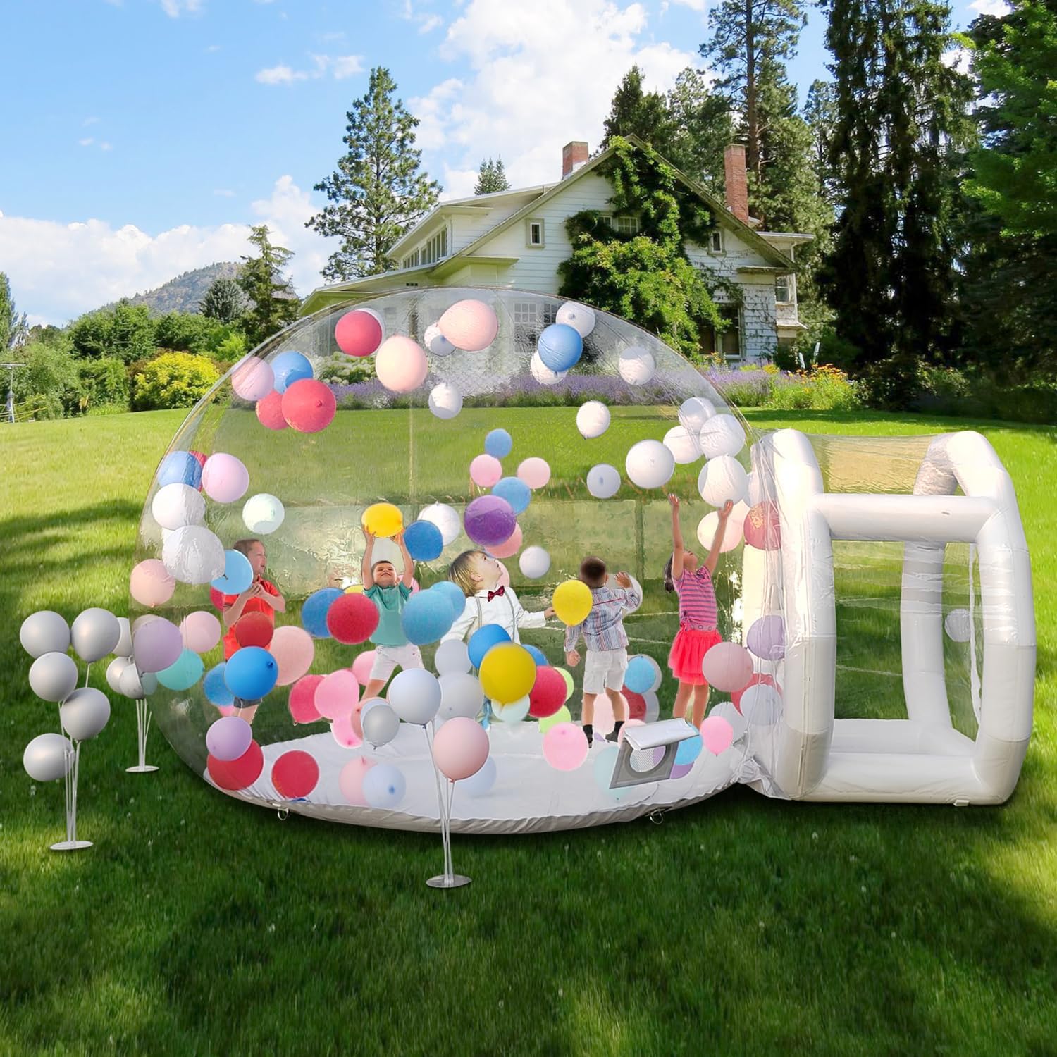 Amazon.com: Sayok Inflatable Bubble House 10ft Bubble House Dome ...