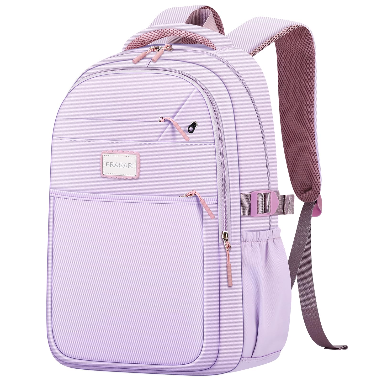Amazon.com: PRAGARI Aesthetic Backpack for School Cute Laptop Purple ...