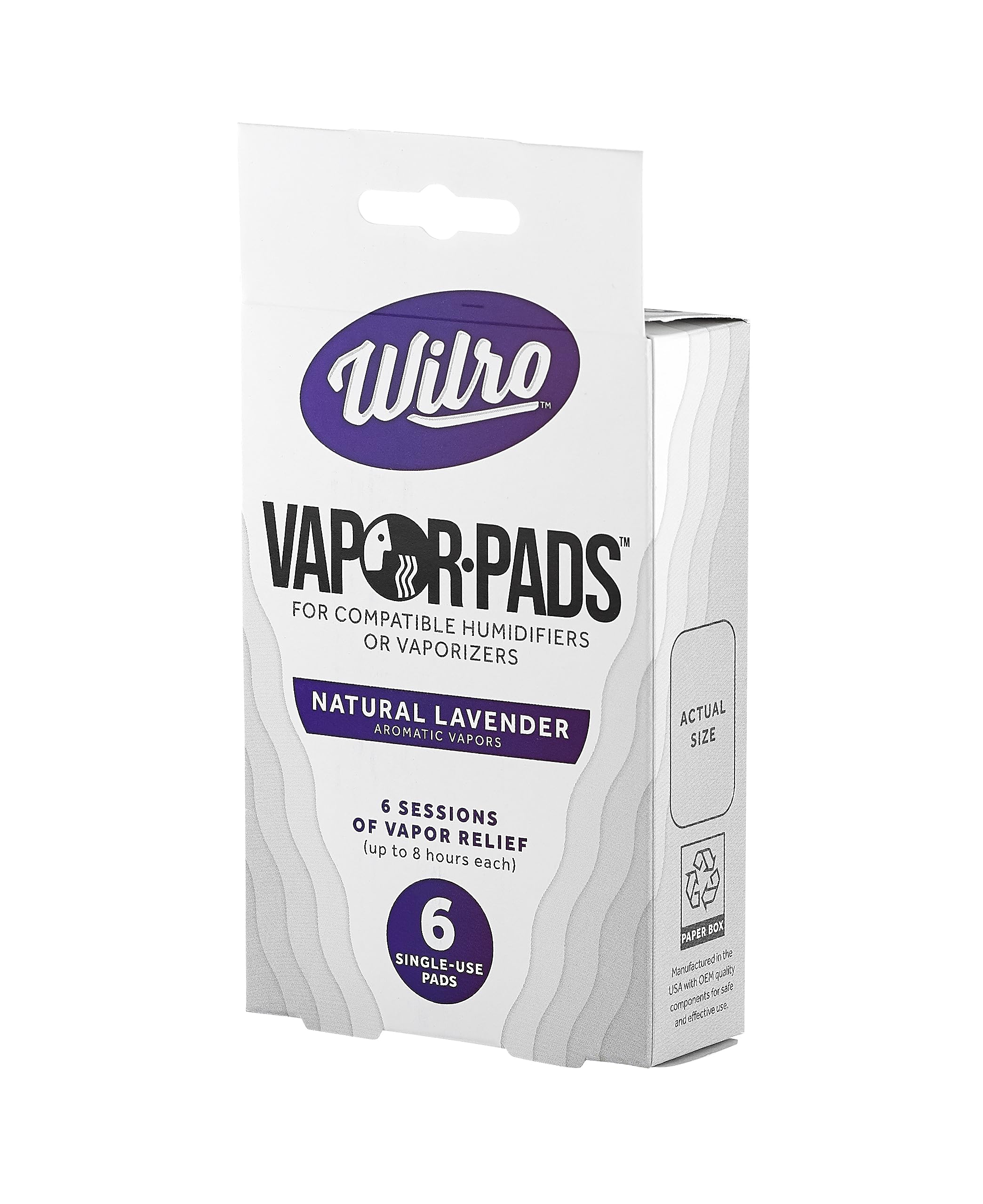 Amazon.com: Wilro Lavender Vapor Pads (6-Pack) : Health & Household