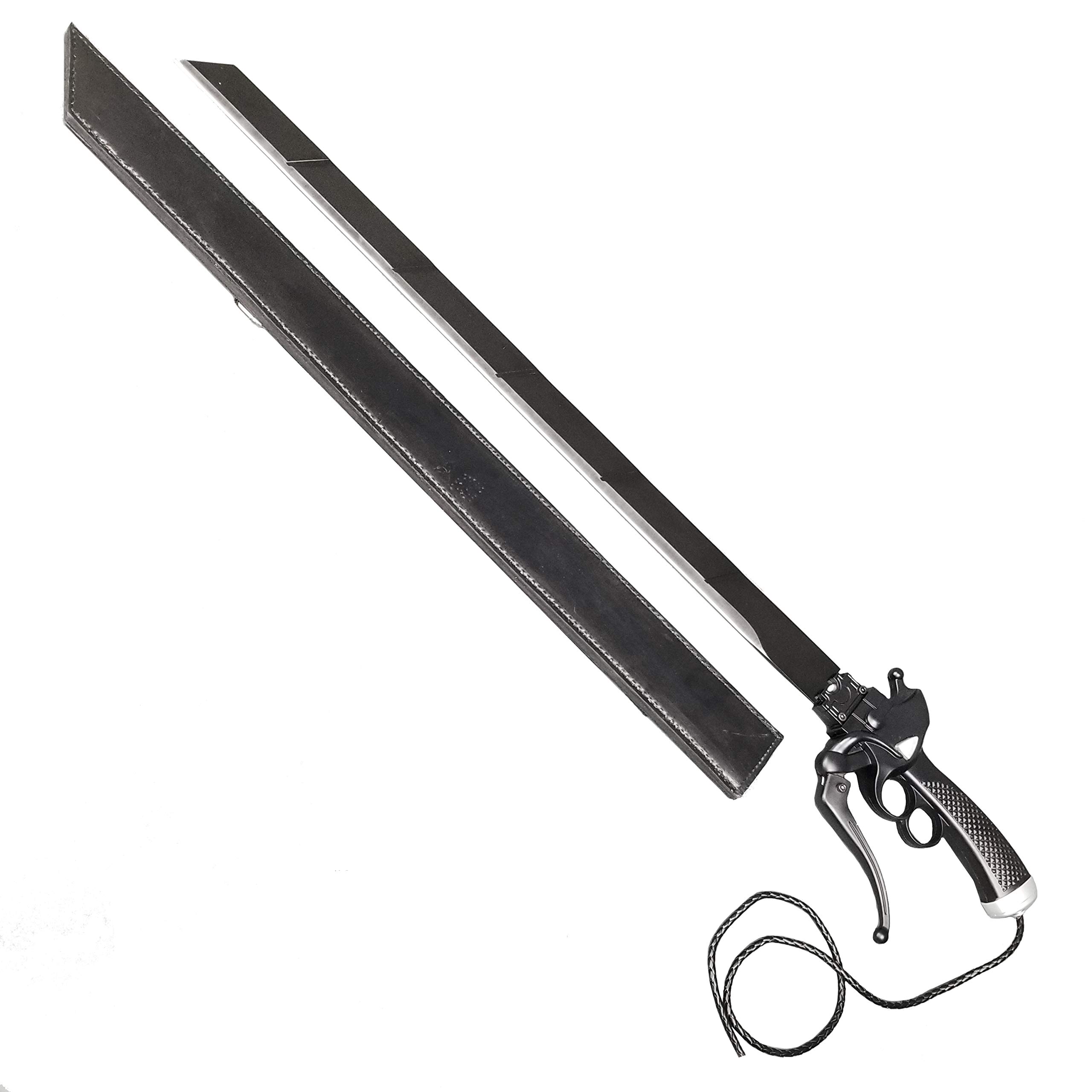 39" Fantasy Metal Sword Attack On Titan Katana. Stainless Steel Blade ...