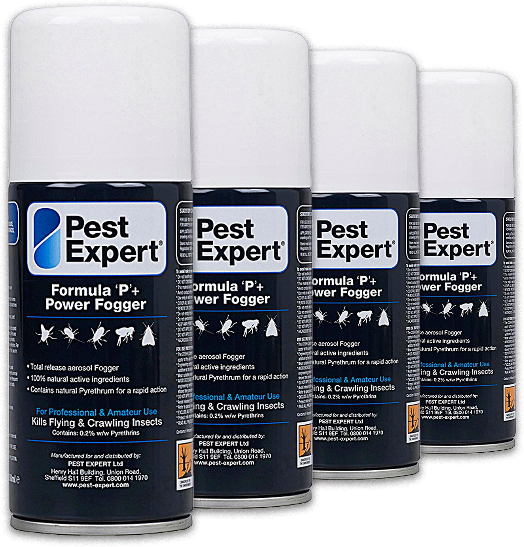 Pest Expert Cluster Fly Killer Smoke Bombs 4 x 3.5g - Formula 'P' Fumer ...