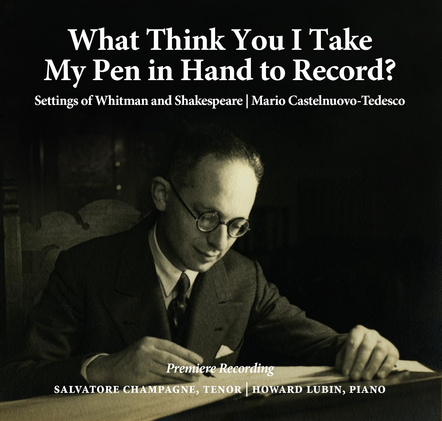 Amazon.co.jp: What Think You I Take My Pen in Hand to Record?: ミュージック