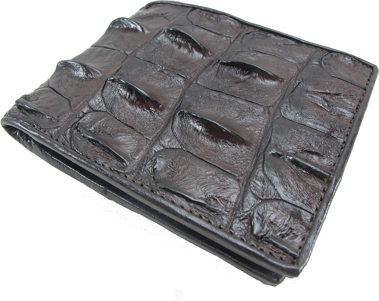 Amazon.com: Pelgio Genuine Crocodile Alligator Backbone Skin Leather ...