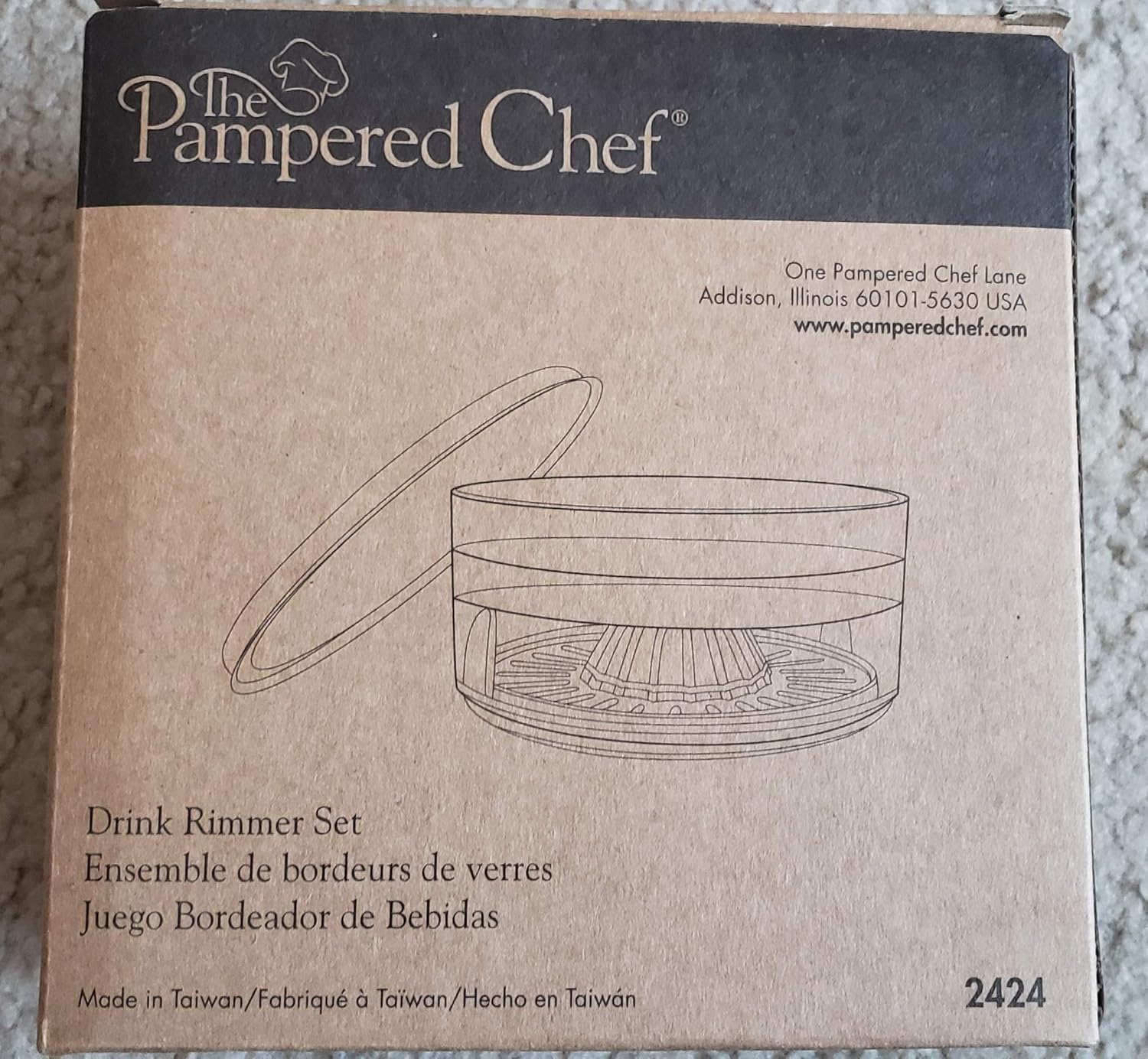 Amazon.com: Pampered Chef Drink Rimmer Set: Food Savers: Home & Kitchen