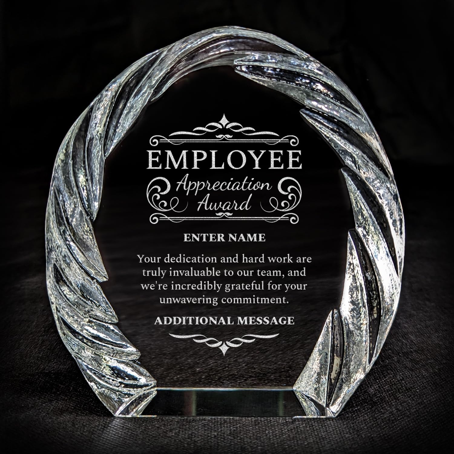 Amazon.com: Personalized Laser Engraved Employee Award - Laser Engraved ...