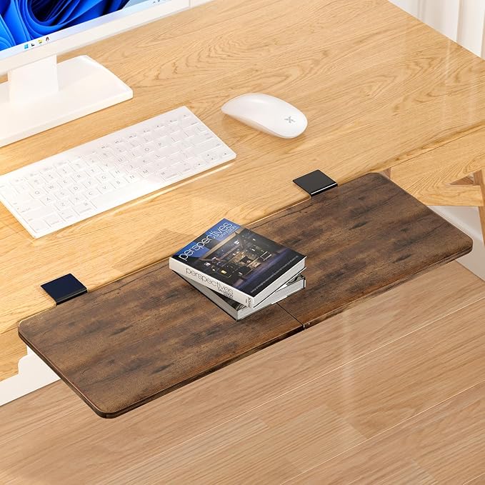 Amazon.com : KAHOYI Desk Extender Tray, 27.16" X 9.45" Large Size ...