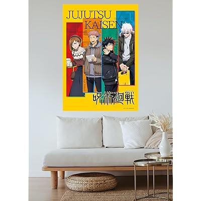 Jujutsu Kaisen Poster - JJK Poster - Jujutsu Kaisen mangá Anime