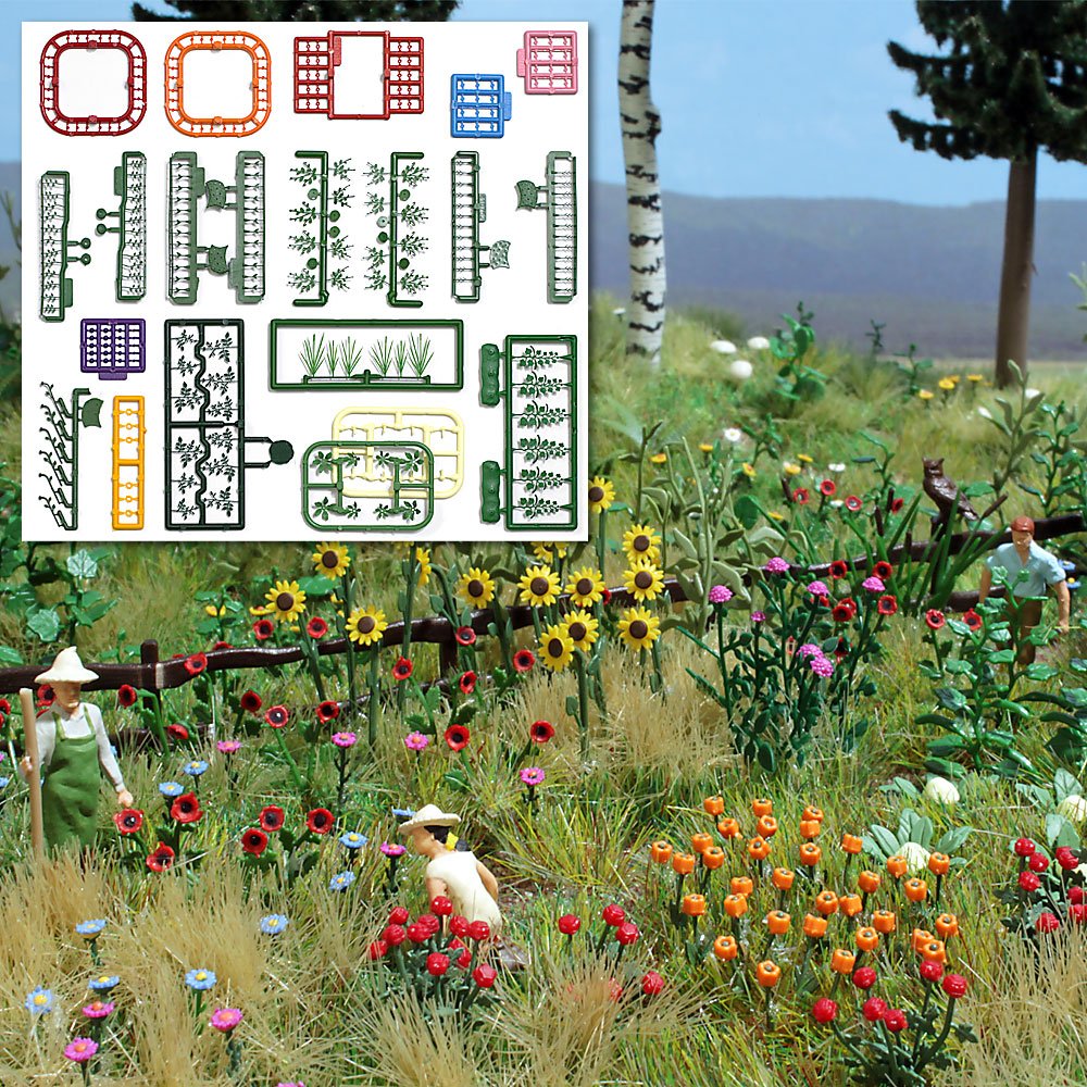 N Scale Flowers