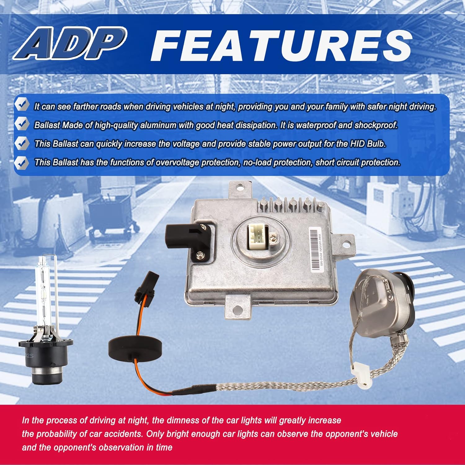 Buy Xenon HID Headlight Ballast with Igniter and D2S Bulb Assembly ...