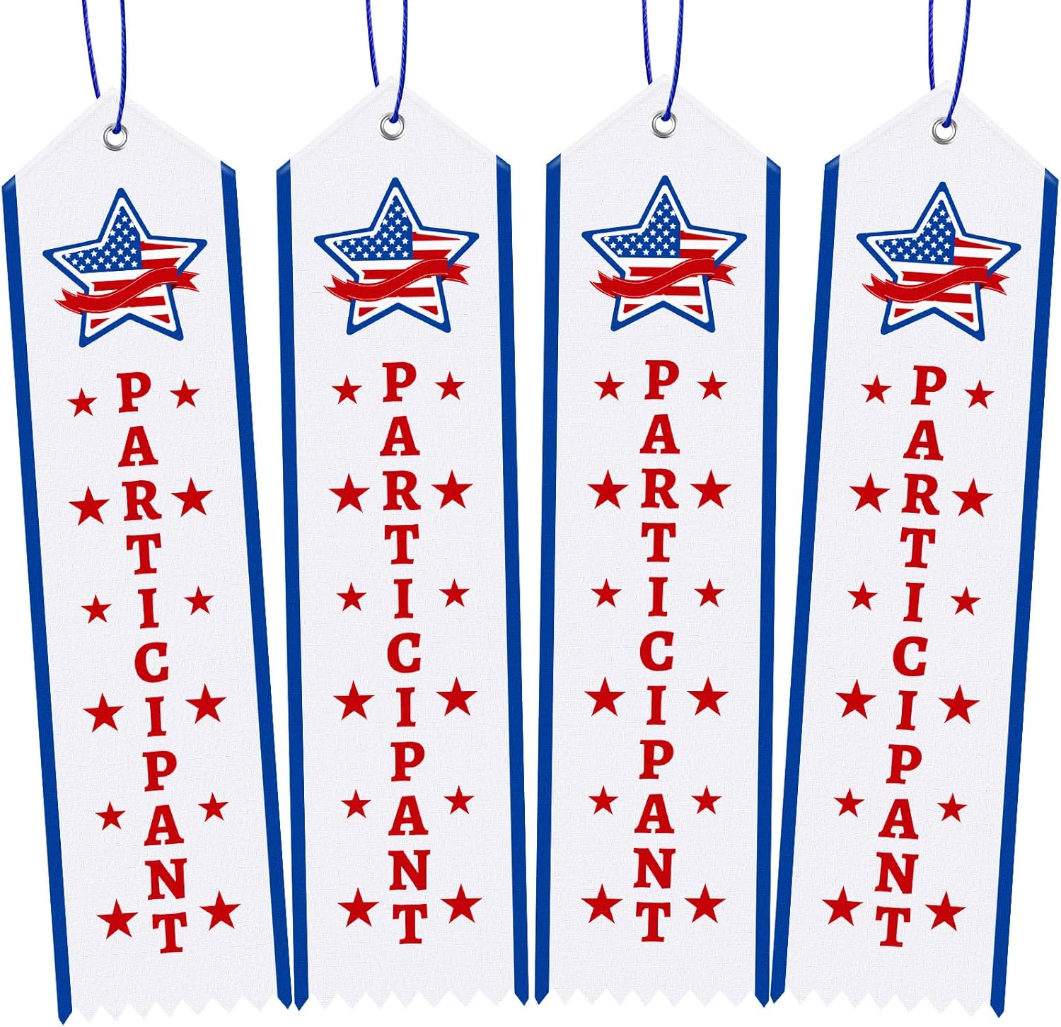 Amazon.com : Crowye 50 Pcs Participant Award Ribbons with Card String ...