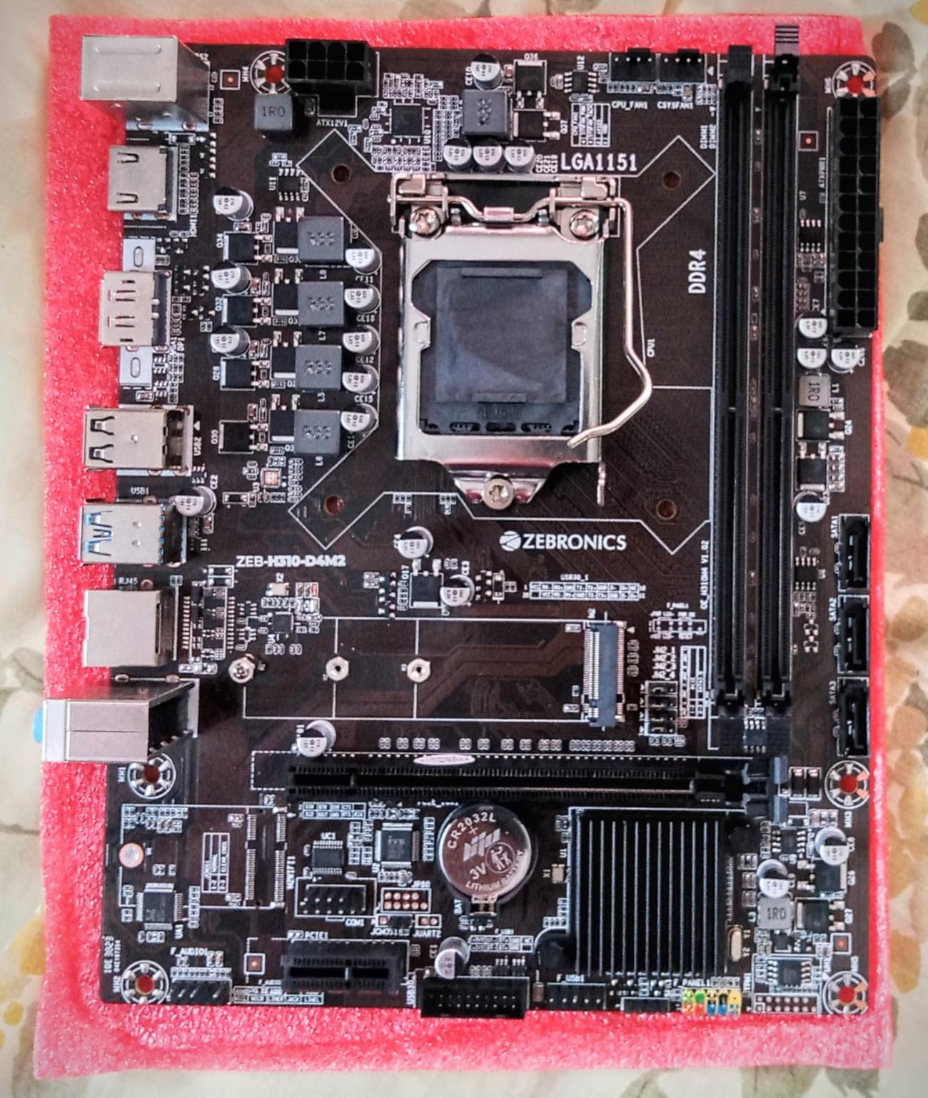 Amazon.in: Buy ZEBRONICS H310 D4M2 Micro-ATX Motherboard for LGA 1151 ...