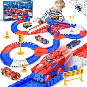 Toyokid Spider Construction Race Track: Amazon.de: Toys