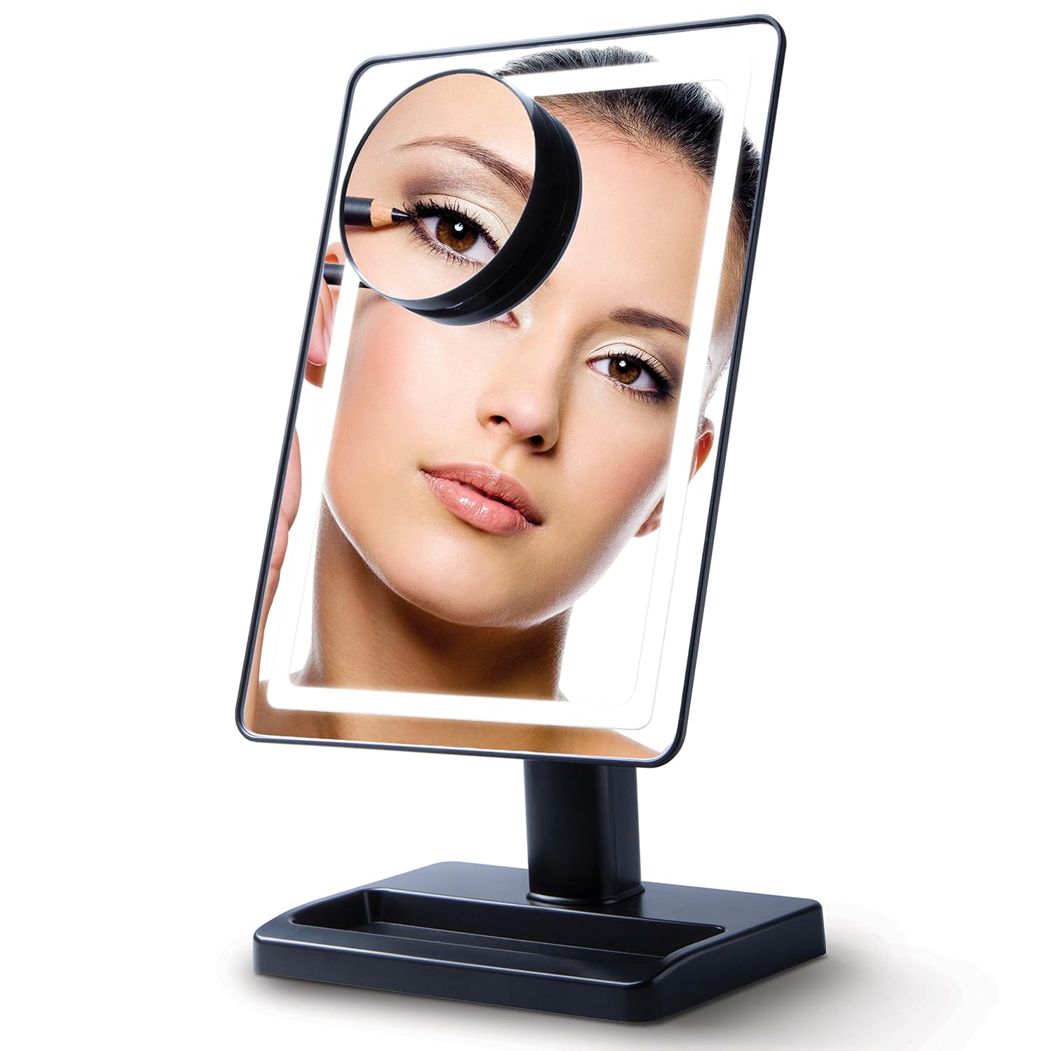 Amazon.com : Lighted Makeup Mirror with Magnification 10x – LightTouch ...