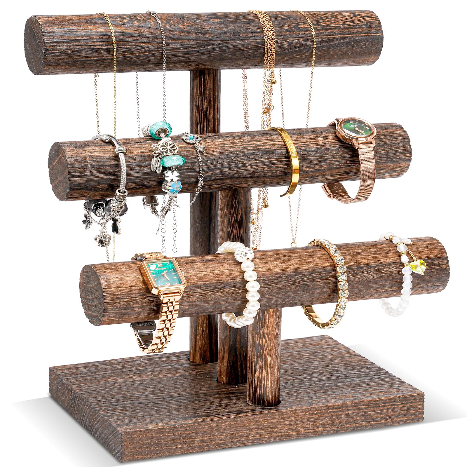 Amazon.com: ProCase Bracelet Holder Display Bracelet Organizer, Wooden ...