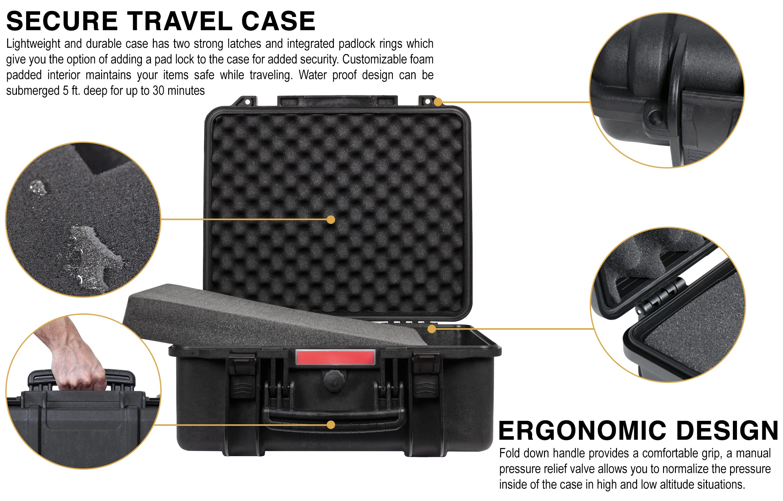 Snapklik.com : Durabox All Weather Travel Hard Case