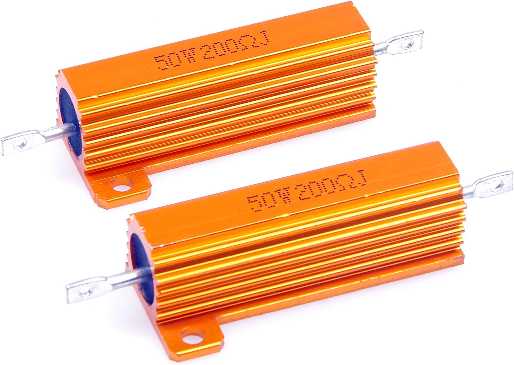 Amazon.com: LM YN 50 Watt 200 Ohm 5% Wirewound Resistor Electronic ...