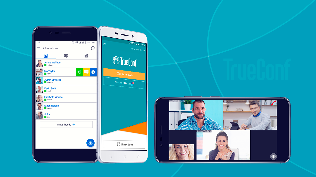 Appel visio TrueConf - Application sur Amazon Appstore