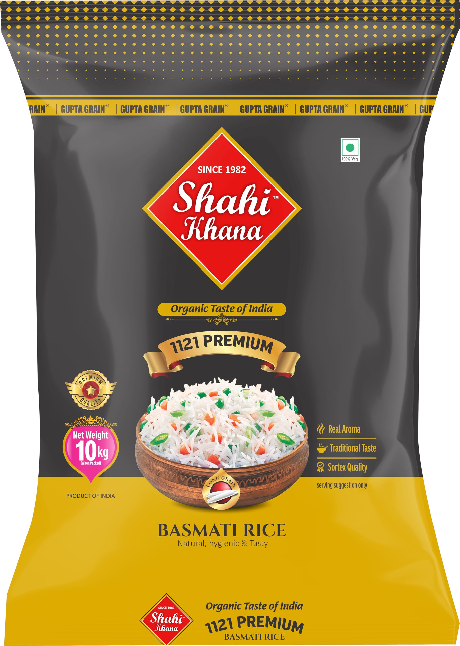 Shahi Khana Basmati Rice, 10 kg : Amazon.in: Grocery & Gourmet Foods