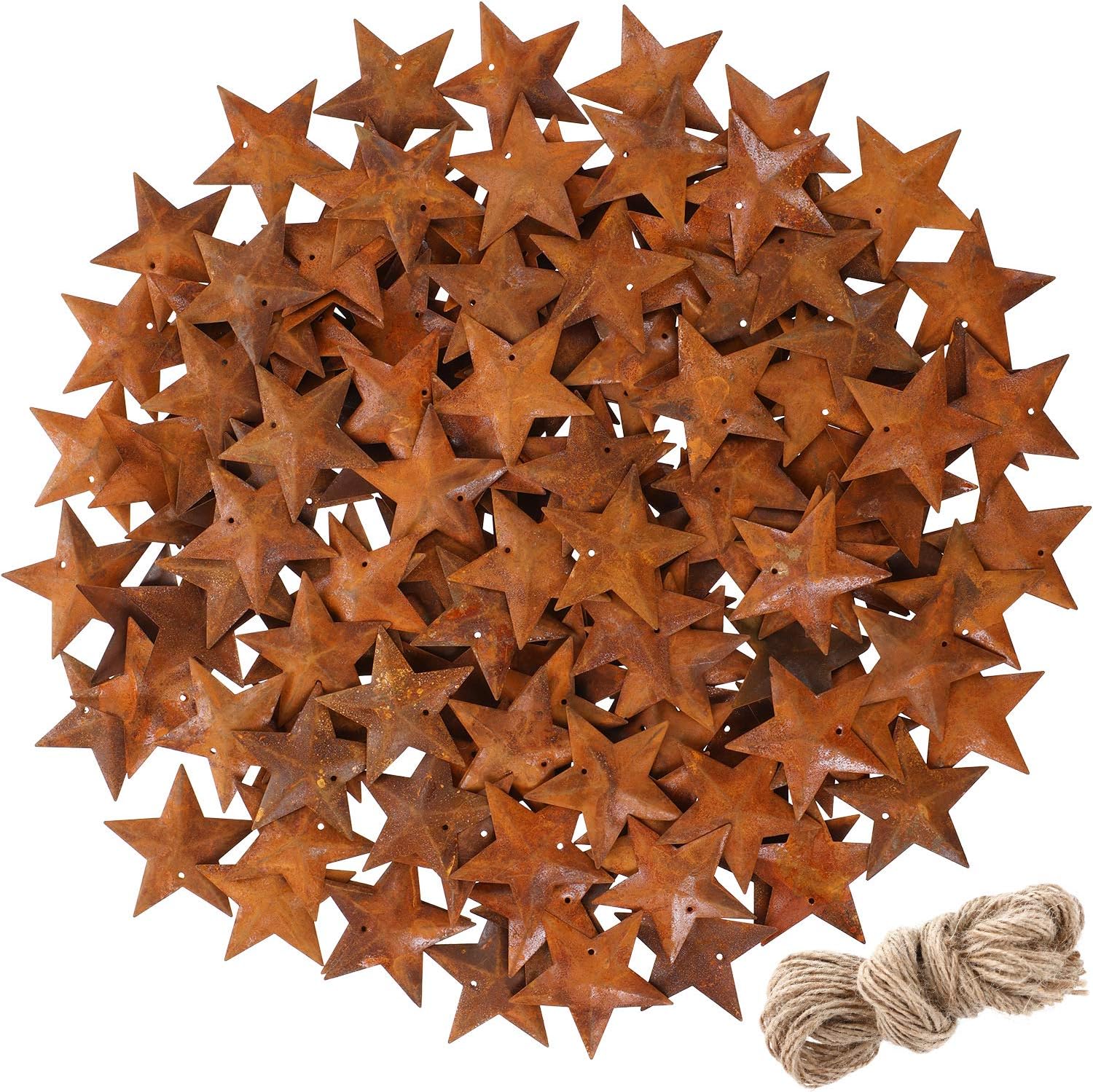 Amazon.com: 100 Rusty Barn Stars 1.5-inch Rustic Primitive Country ...