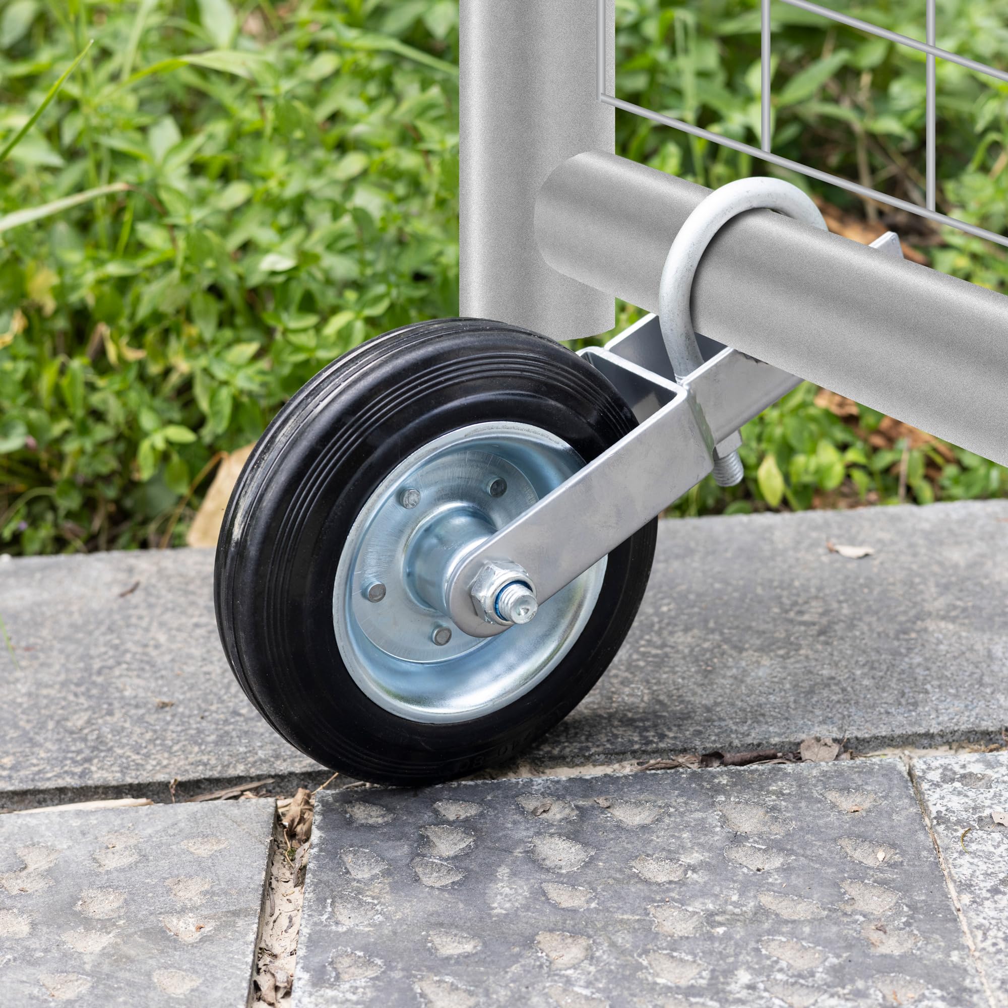 Snapklik.com : 6 Inch Gate Wheels For Metal Tube Gate, Gate Helper ...