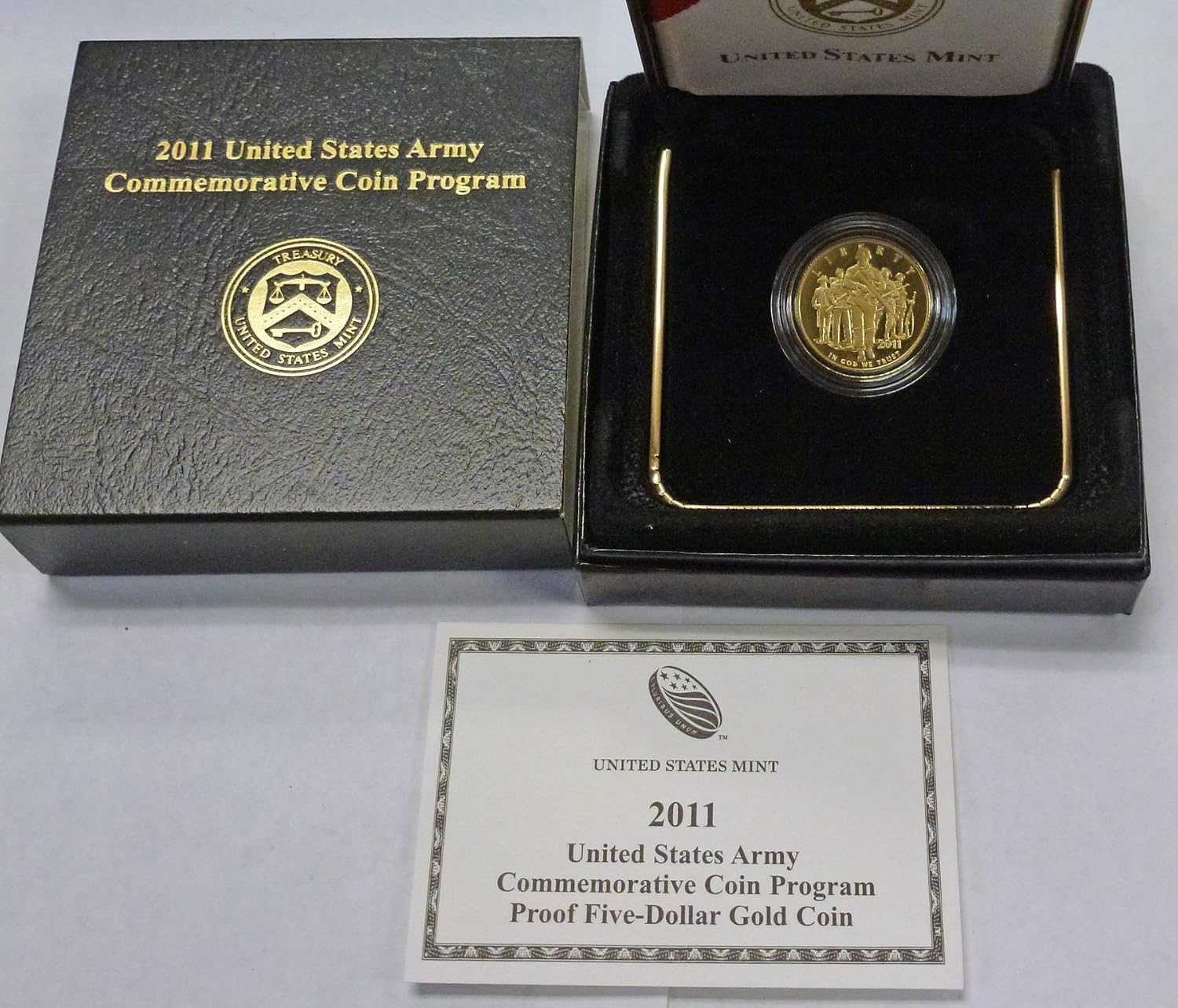 2011 W U.S. Army Commemorative Gold Proof at Amazon's Collectible Coins ...