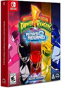 Mighty Morphin Power Ranagers: Rita's Rewind Deluxe Edition Nintendo Switch: Nintendo Switch ...