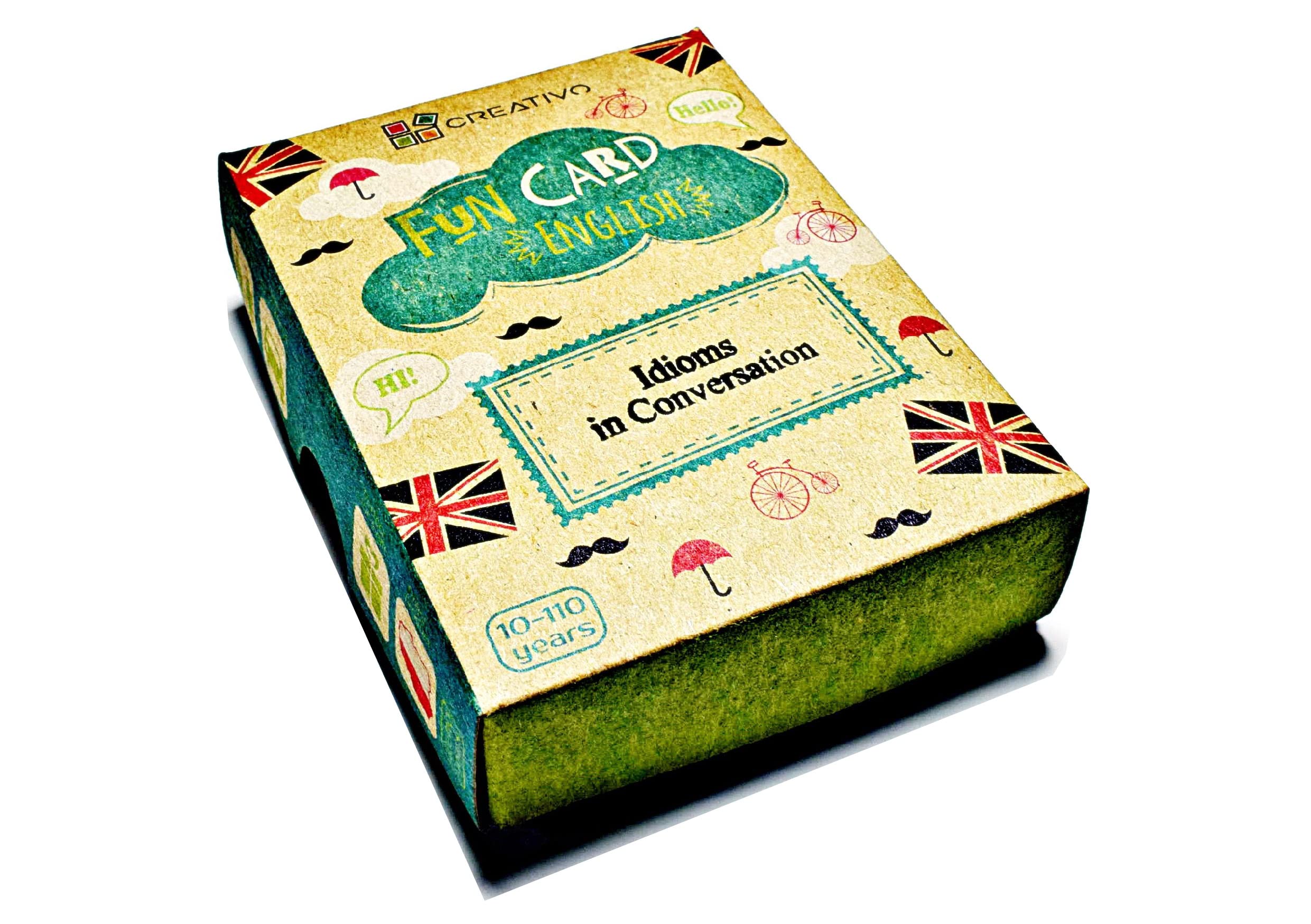 Fun Card English 100 IDIOMS in Conversation (Grammar and Vocabulary ...