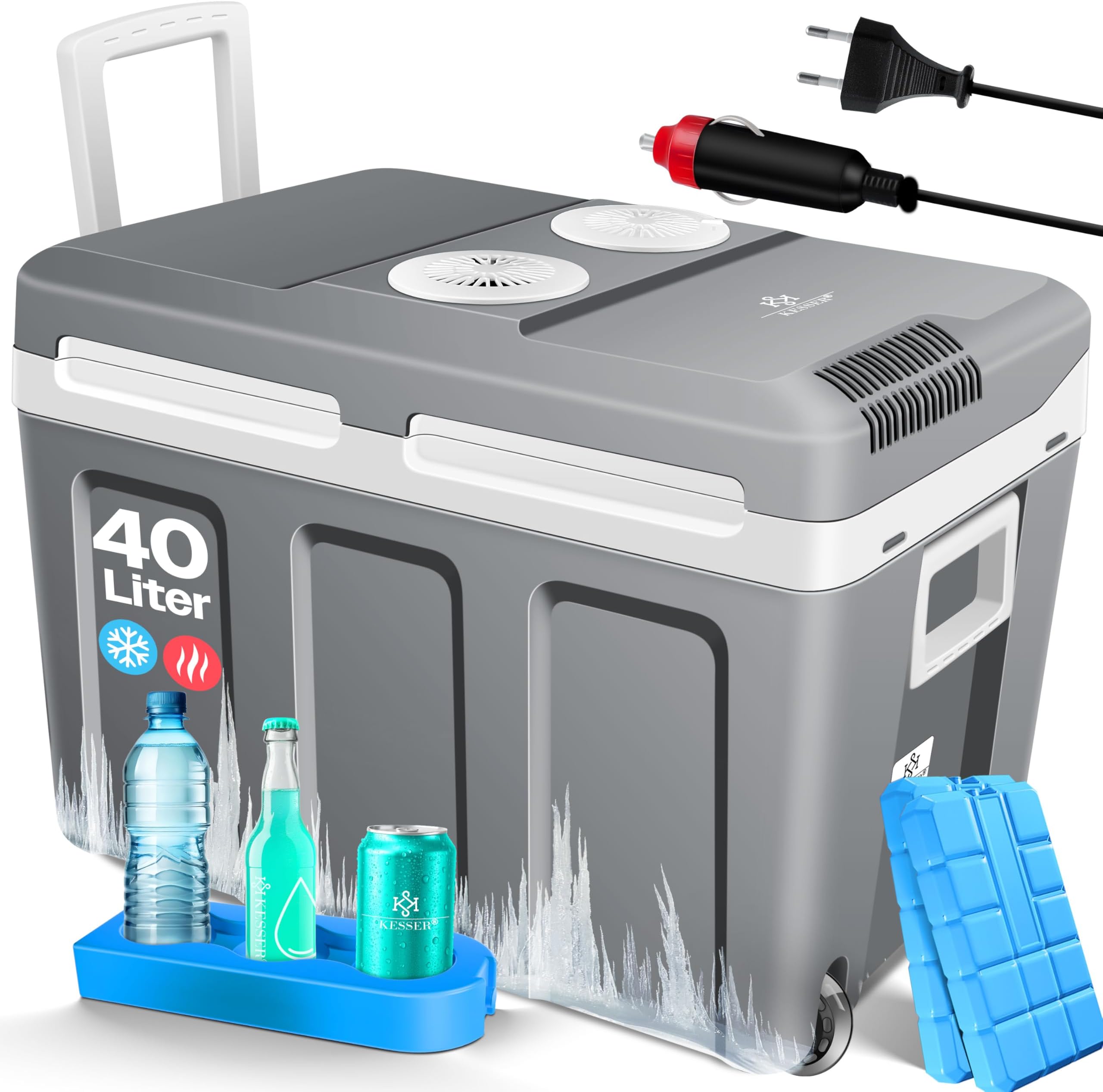 Mobicool Q40 AC/DC - Frigorifero Portatile Elettrico in Alluminio, 39 L ...