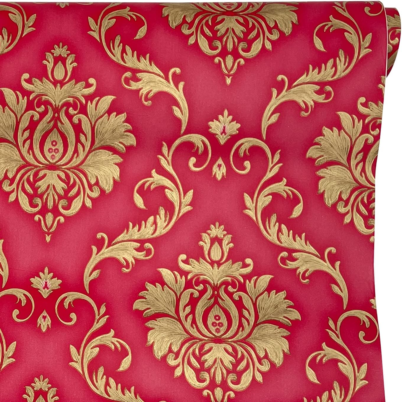 Amazon.com - LovingWay Retro Damask Shelf Liner 17.7x177 Inch Peel ...