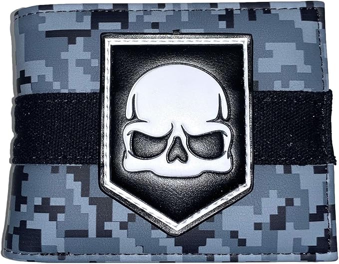 Amazon.com: Call of Duty Skull Wallet, MW3 Camo - Faux Leather ...