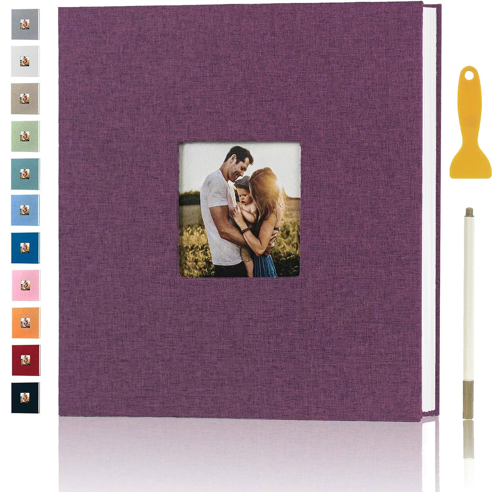 Amazon.com: Photo Album Self Adhesive Pages for 4x6 5x7 8x10 Pictures ...