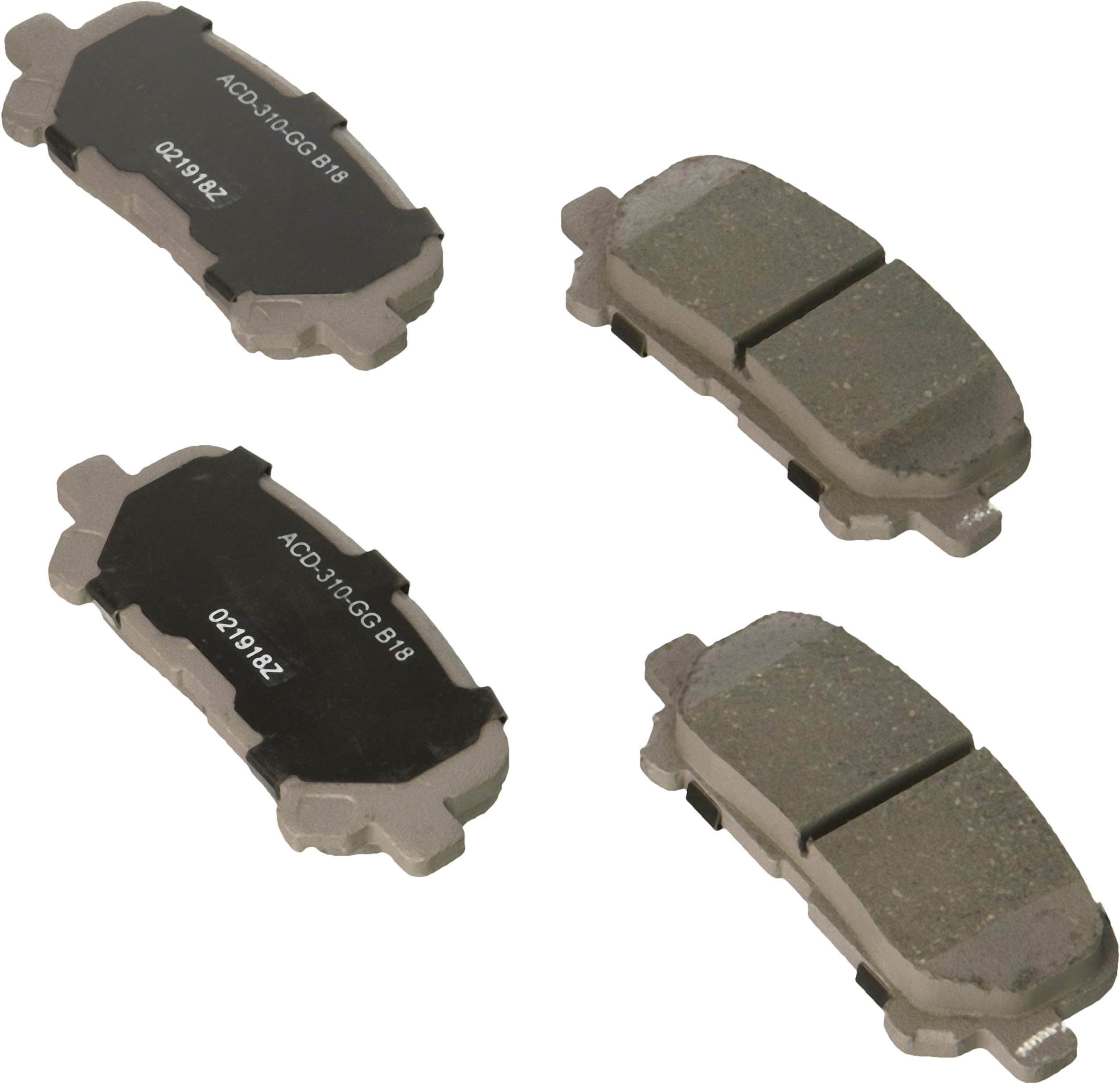Amazon.com: ACDelco Silver 14D1086CHF2 Ceramic Rear Disc Brake Pad Set ...