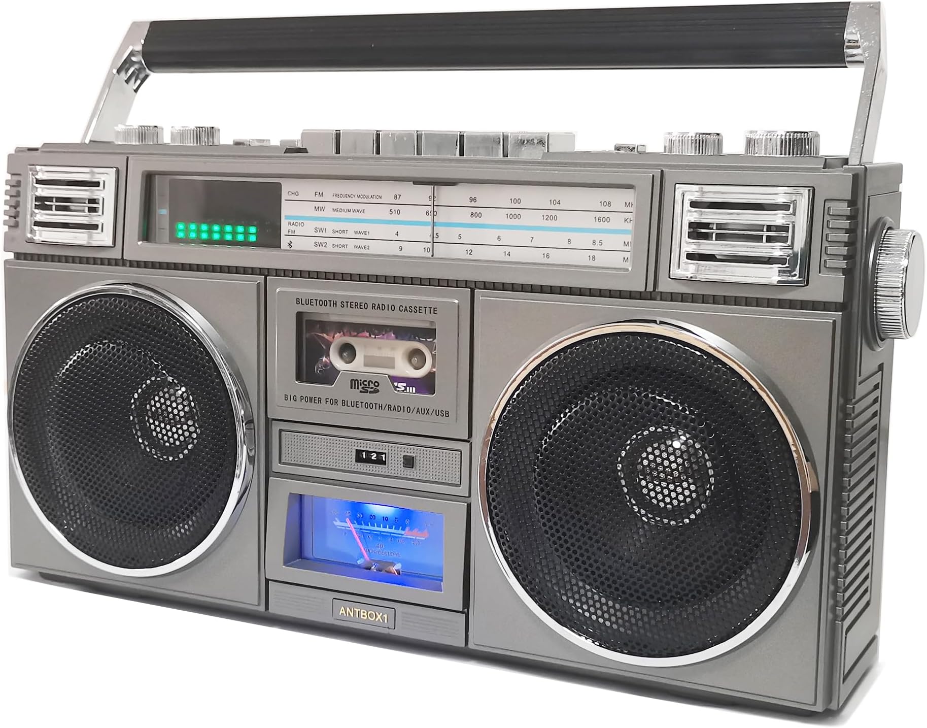 Amazon.com: Blaster Replica Cassette Boombox,5.1 Bluetooth Player,Classic 80s Style Retro ...