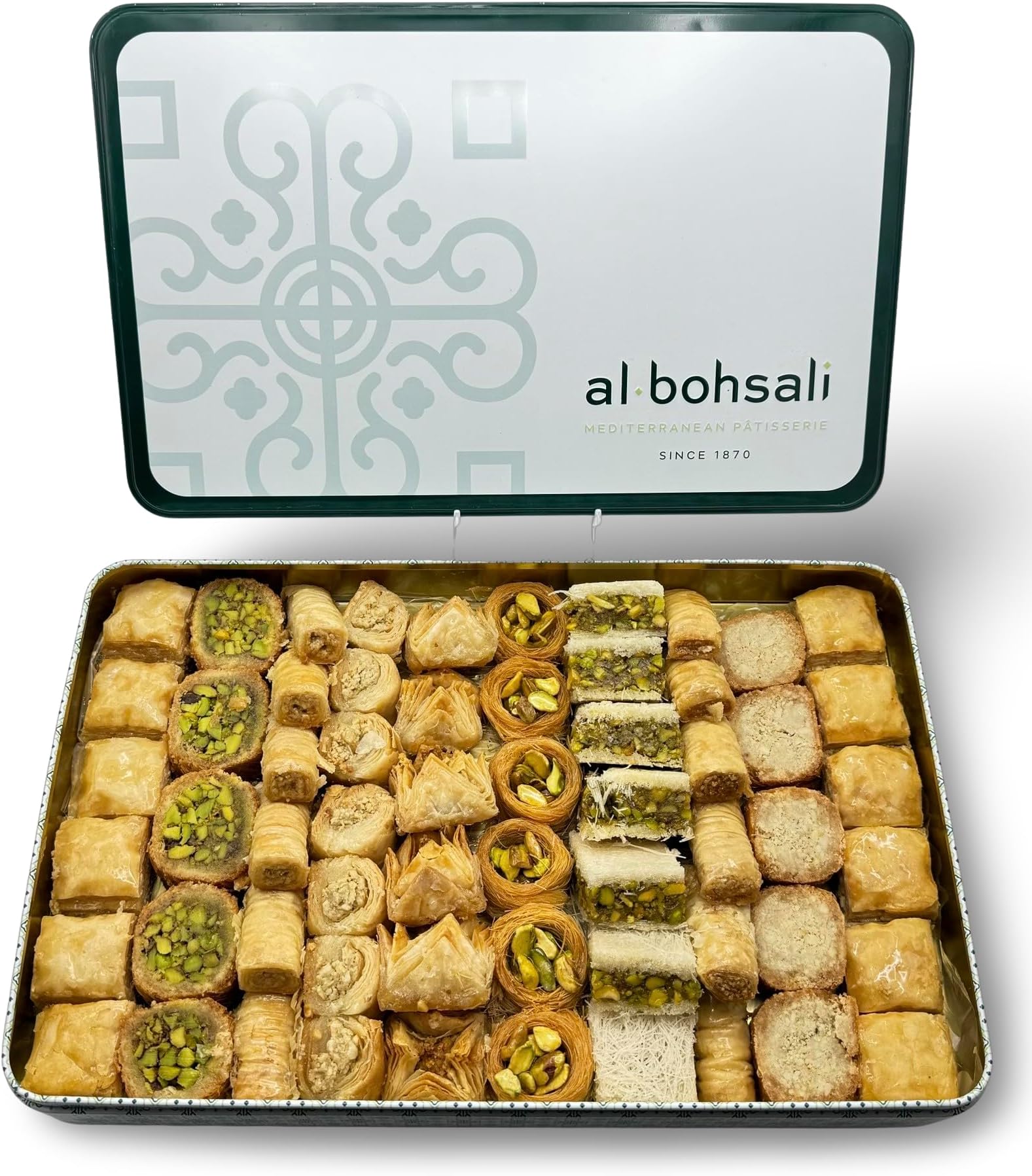 Amazon.com: Al Bohsali 1870 - Premium Mediterranean Baklava Assorted ...