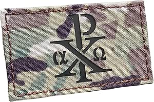 Amazon.com: Chi Rho Christogram Symbol Jesus Christ (Multicam on Black ...