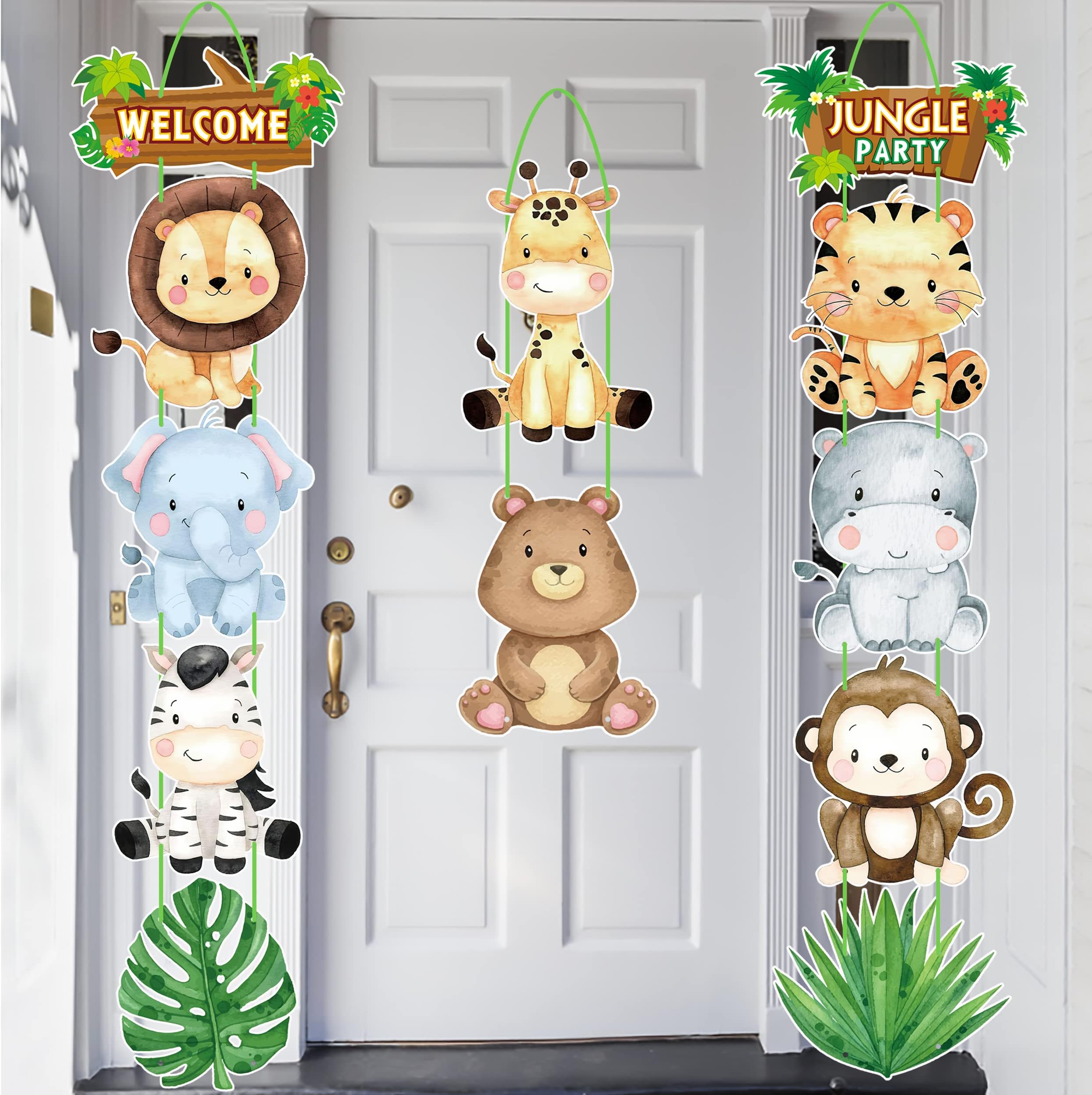 Amazon.com: Wild One Safari Animal Party Decorations - Jungle Theme ...