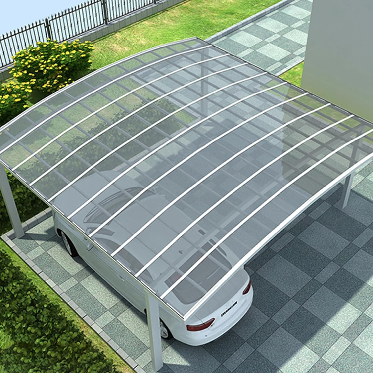 Amazon.com : Clear Roof Panels for Pergola Polycarbonate Roofing Sheets ...