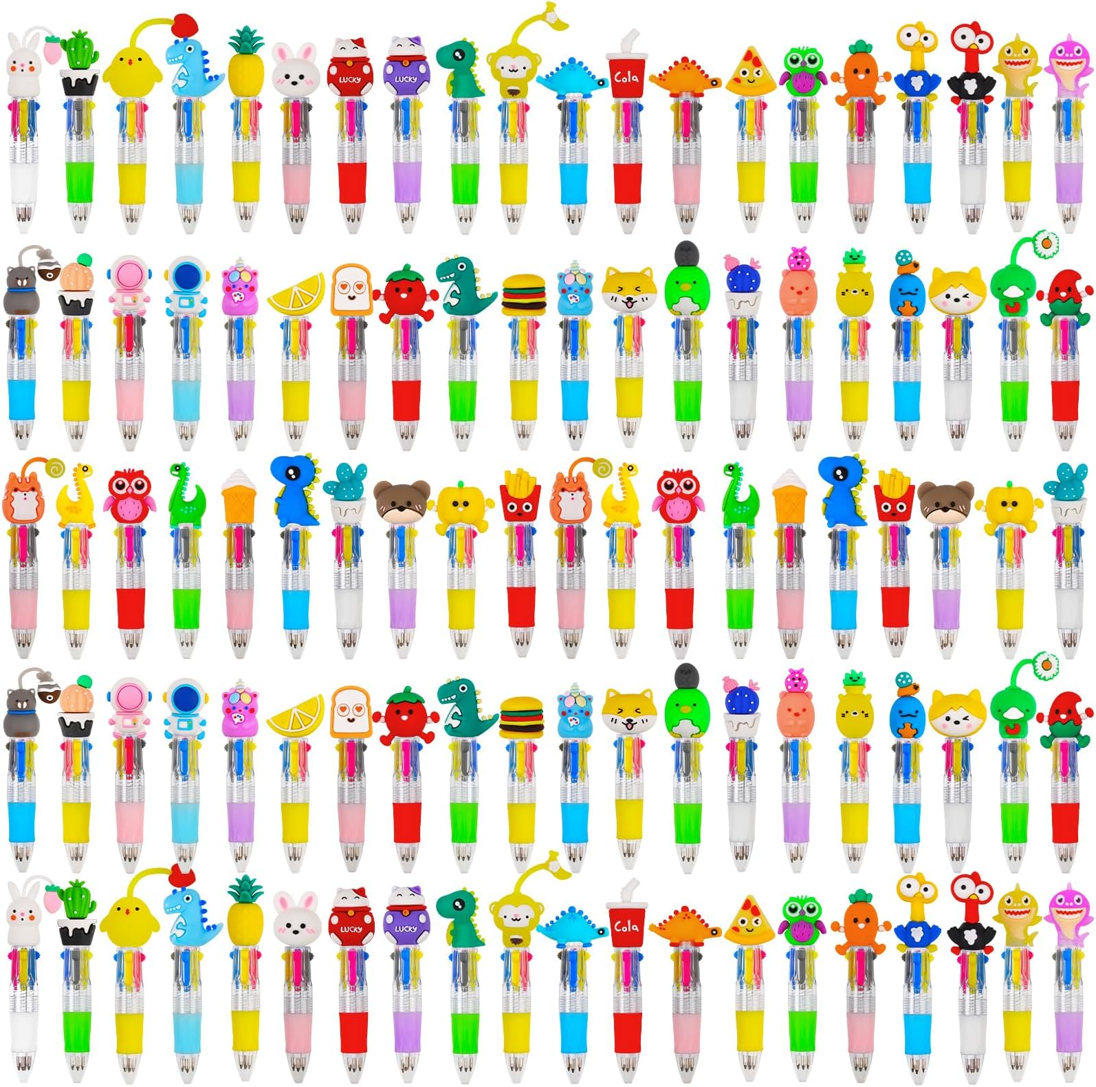 Amazon.com : HNSYYF Multicolor Pen in One - 4-in-1 Cute Pens for Kids ...