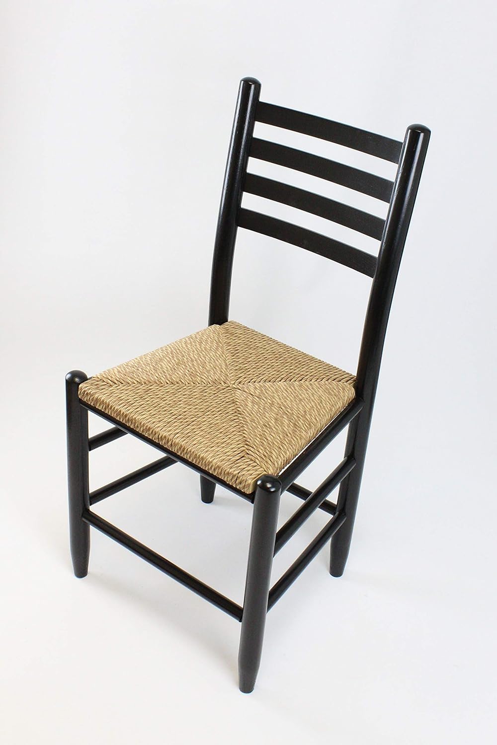 Amazon.com - Dixie Seating Asheville Wood Ladderback Dining Chair No ...