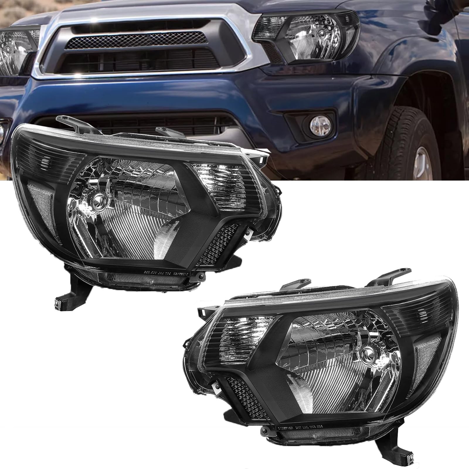 Amazon.com: Headlight Assemblies Compatible with 2012 2013 2014 2015 ...