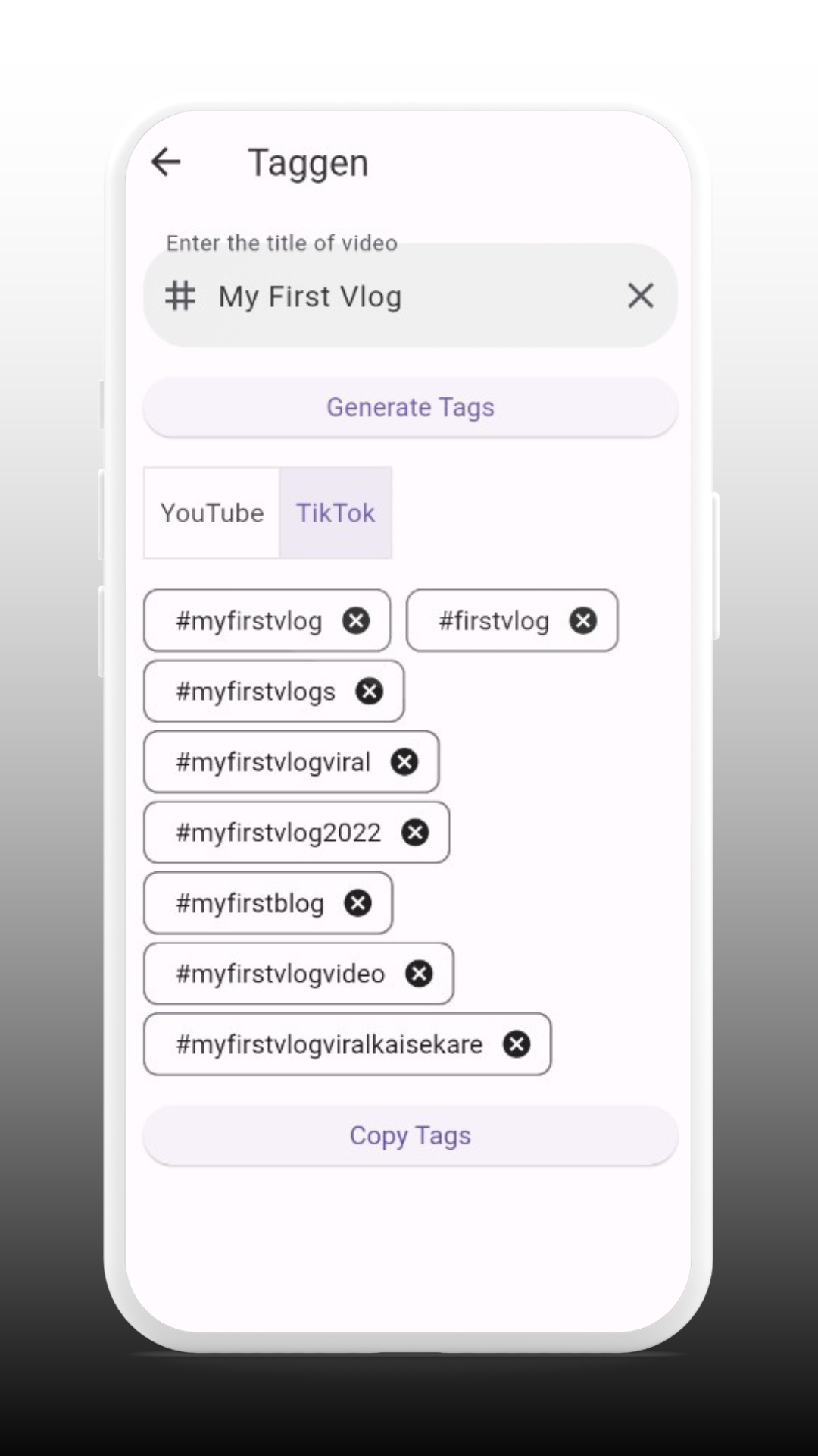 Taggen: Tag Generator for YouTube & TikTok - App on Amazon Appstore