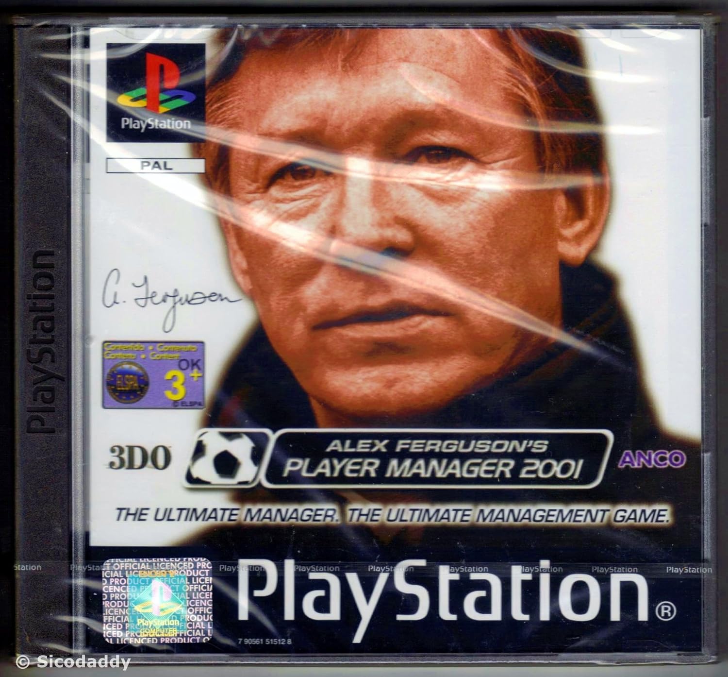 Alex Ferguson Player Manager, 2001 (PlayStation) : Sony Playstation ...