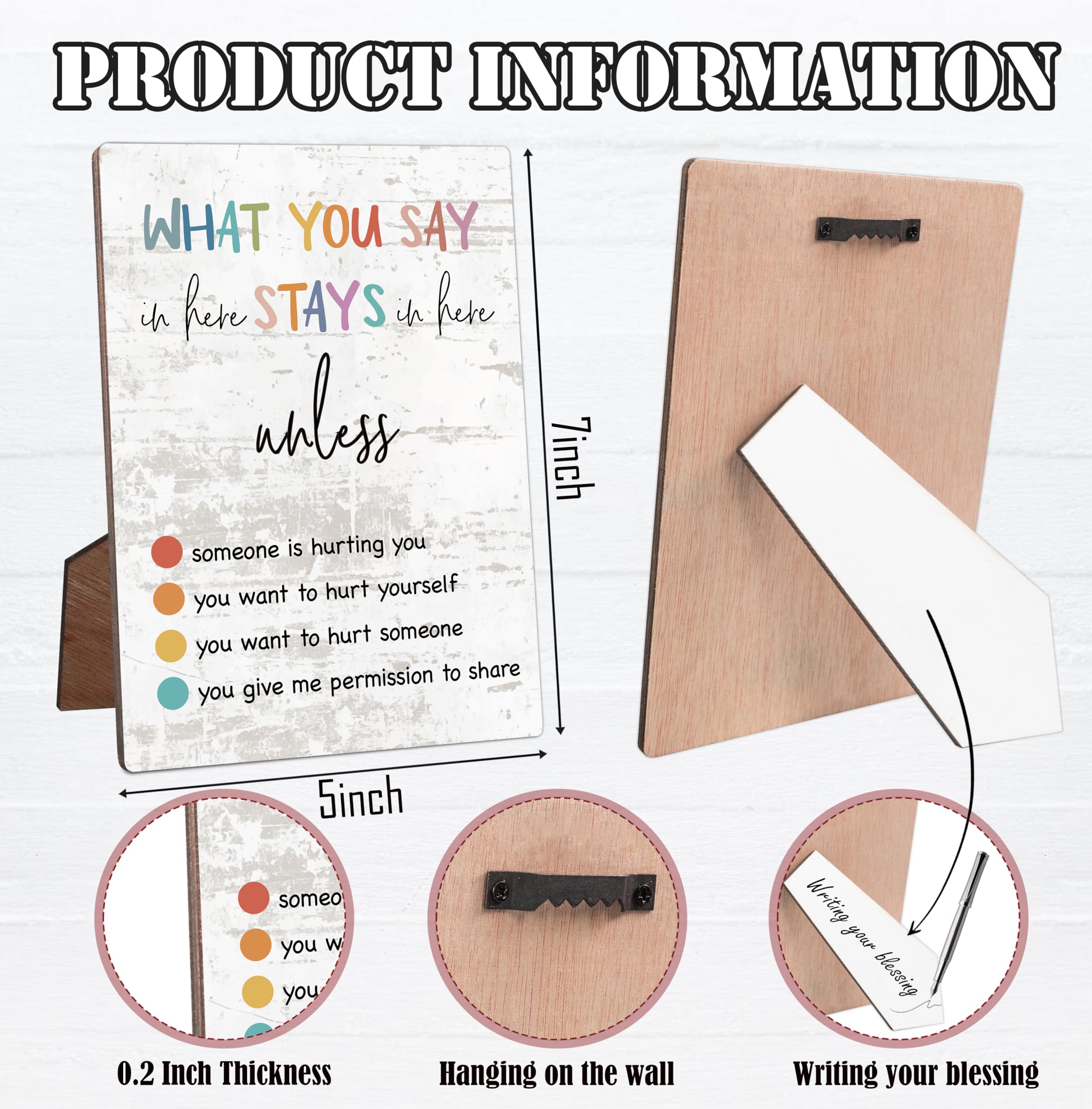 Snapklik.com : Mental Health Counseling Office Decor, 5X7 ...