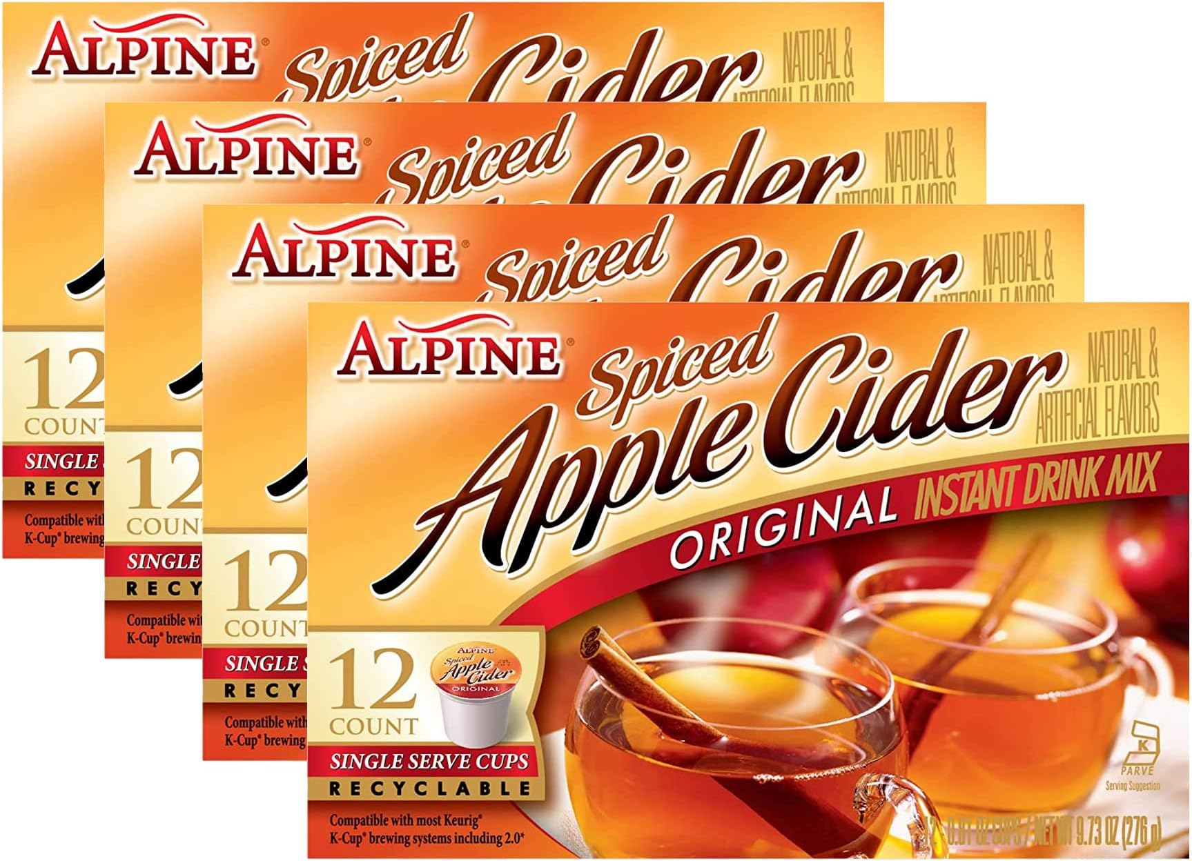 Amazon.com : Alpine Original Spiced Apple Cider Instant Drink Mix ...