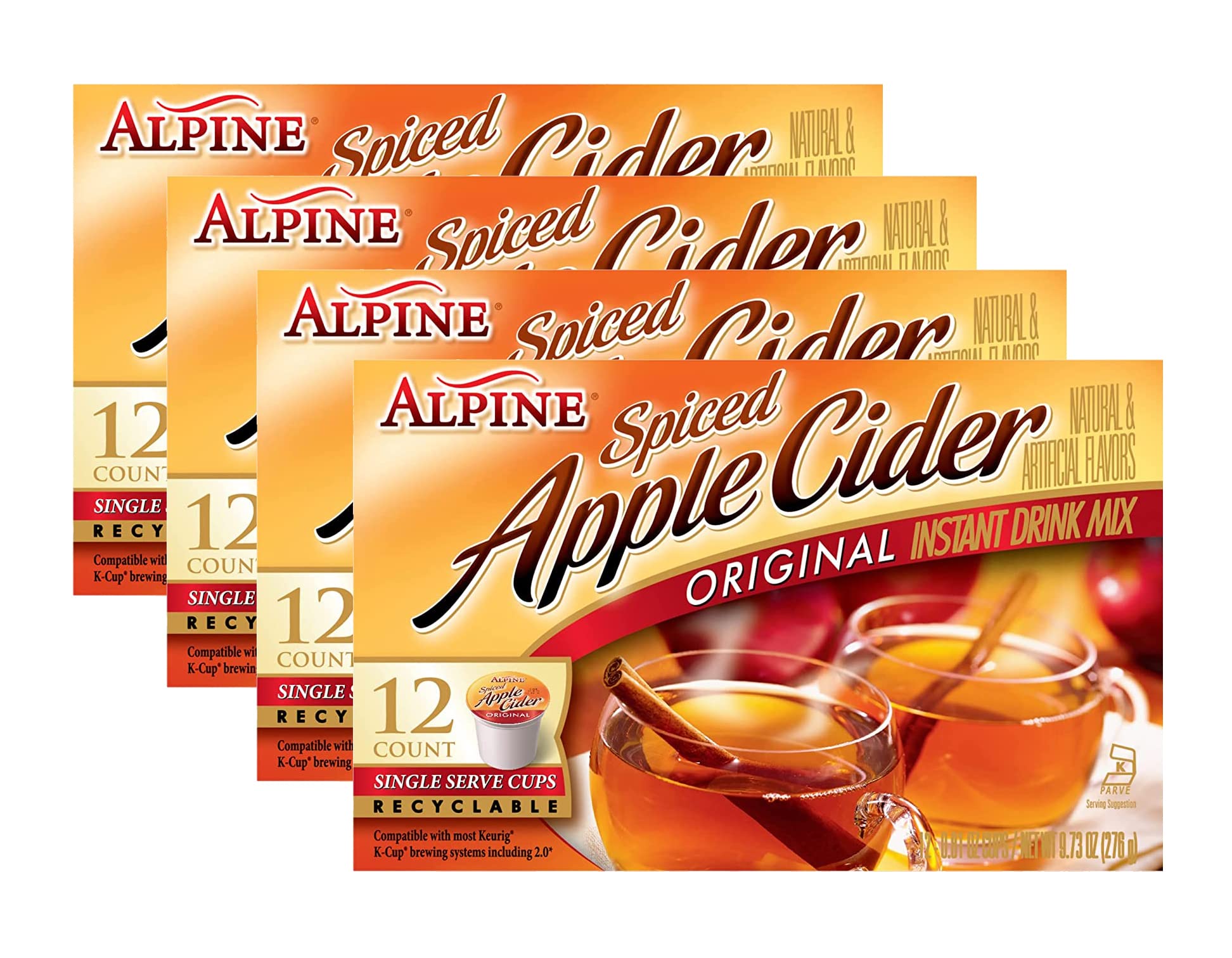 Amazon.com : Alpine Original Spiced Apple Cider Instant Drink Mix ...